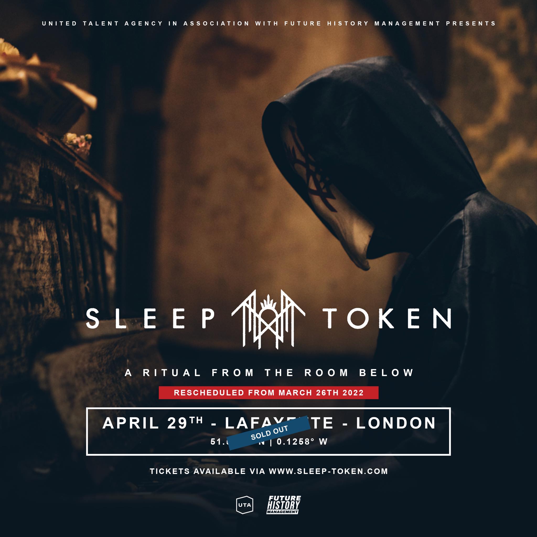 Ritual Announcement: The Room Below, 2022 – The Sleep Token Archive