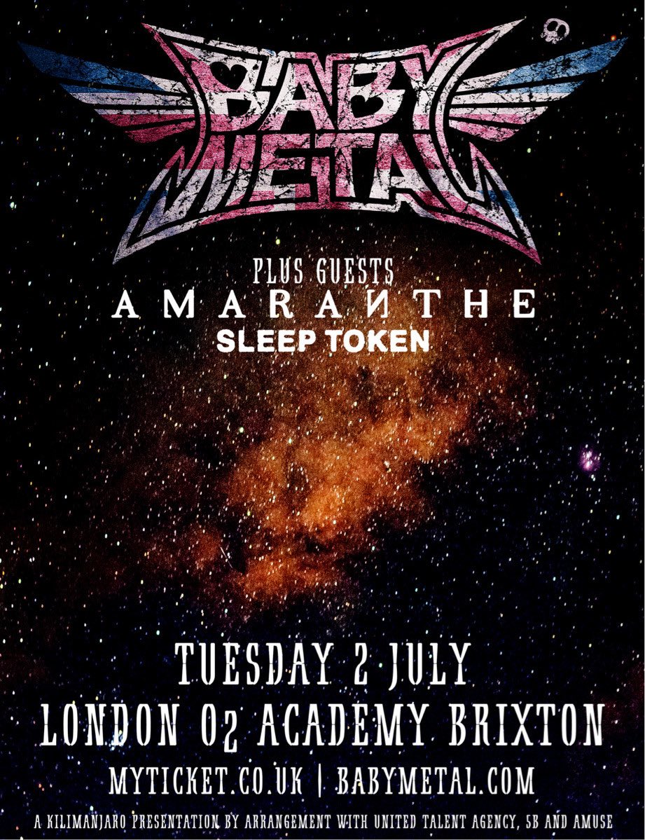 Ritual Announcement: Babymetal Headliner, 2019 – The Sleep Token Archive